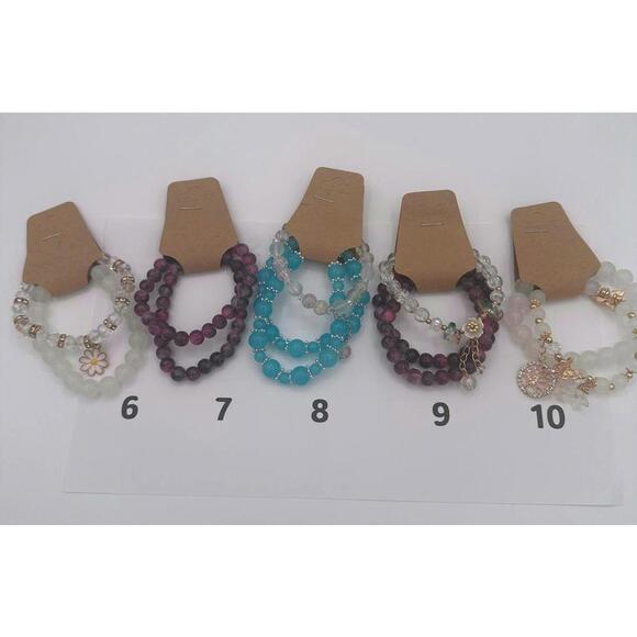 Handmade | Jewelry | Glass Beaded Adjustable Bracelets You Choose ...